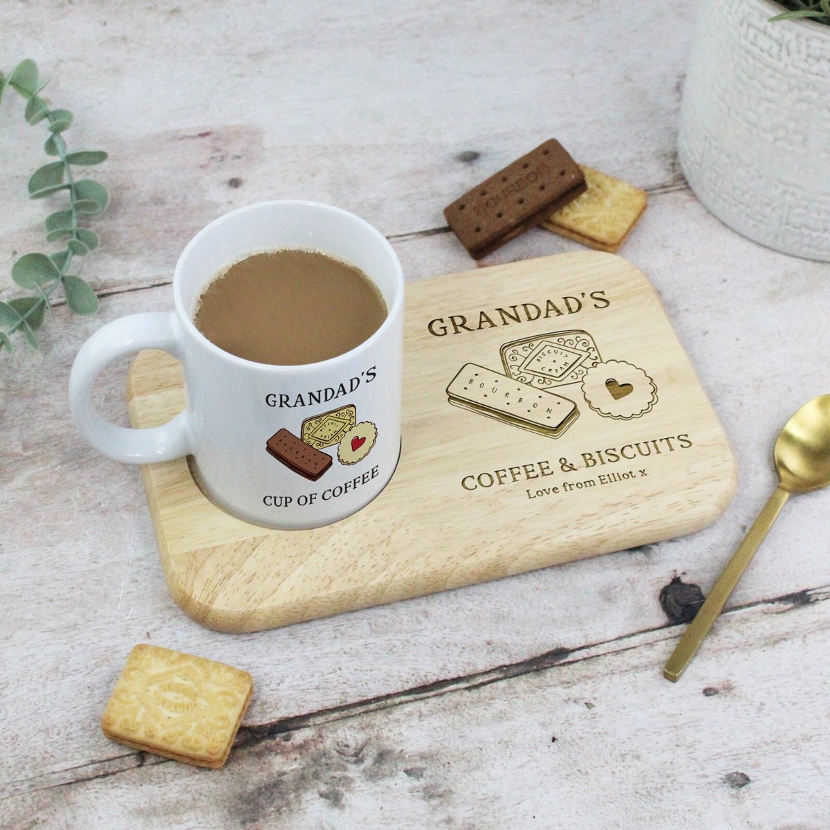 Biscuit And Coffee Cup Mug & Biscuit Plate — Gdad's Collectables