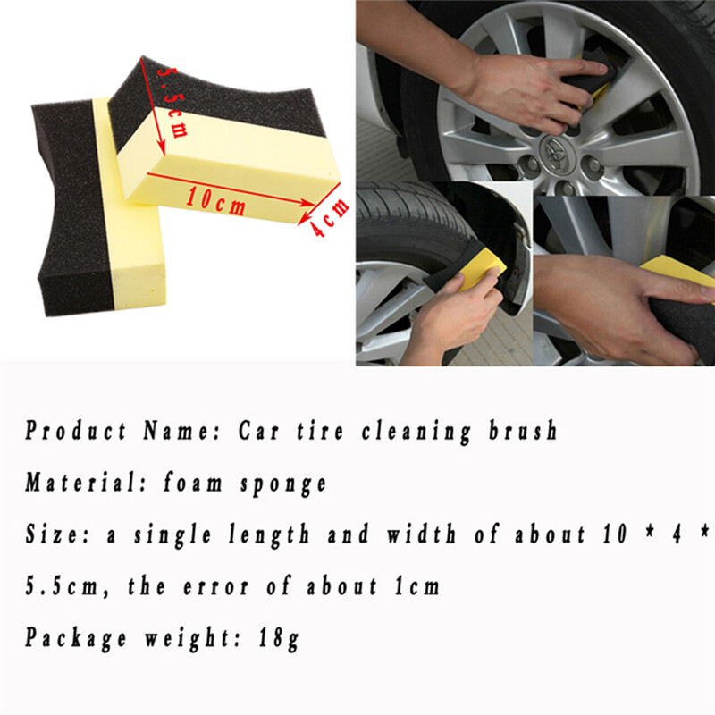 Car Tools Sponge Car Wash Sponge Brush Cars Cartire Cleaning Brush FB ...