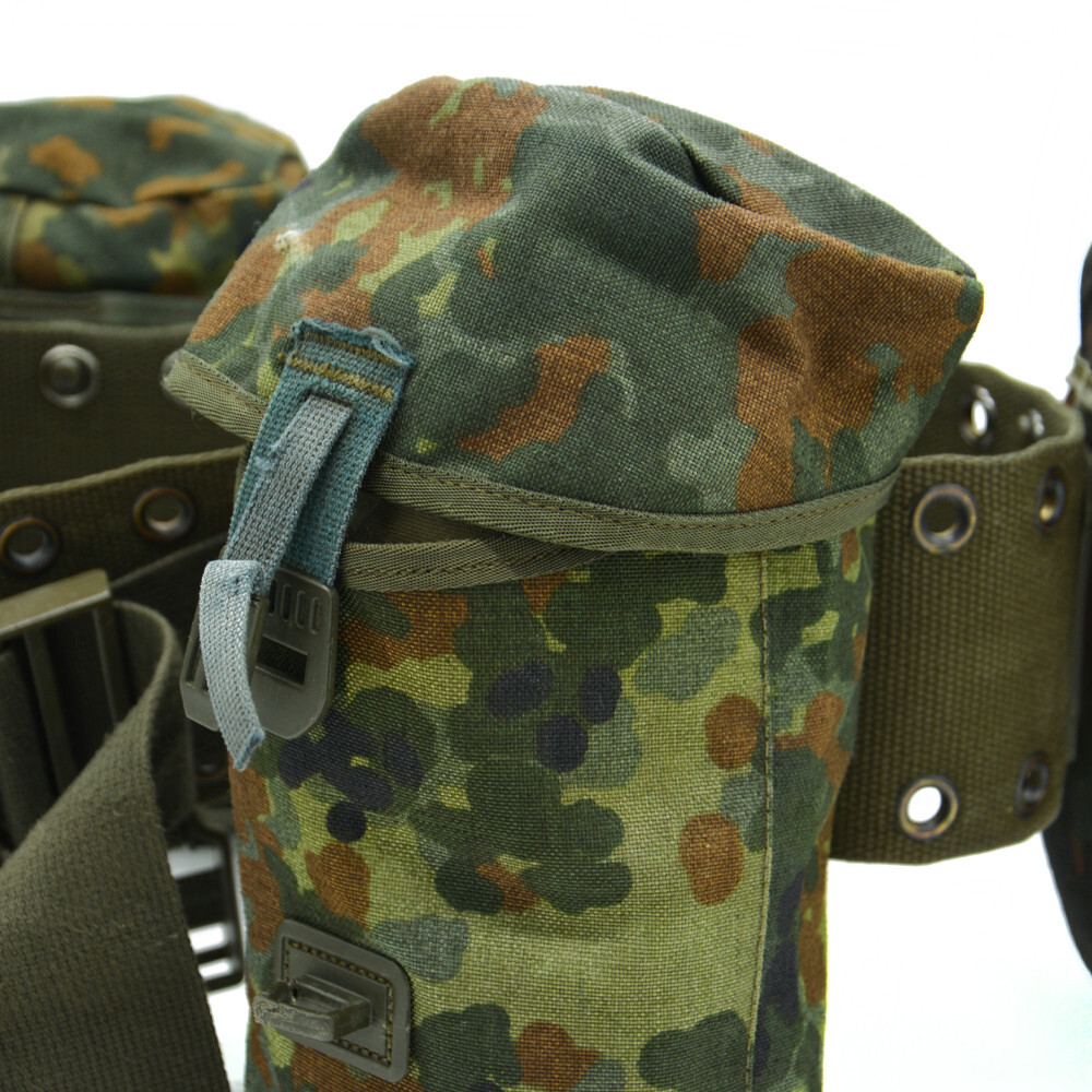 Bundeswehr German Army Flecktarn Tactical Chest Rig Set Vest Modular ...