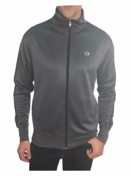 Champion Authentic Athletic Apparel Men's Track Jacket Grey Medium for ...