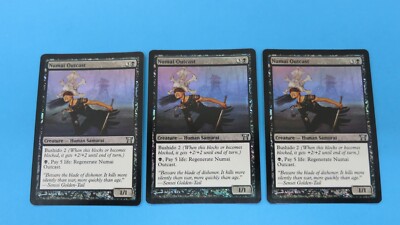 3x FOIL NUMAI OUTCAST CHAMPIONS OF KAMIGAWA MTG MAGIC GATHERING NM ...