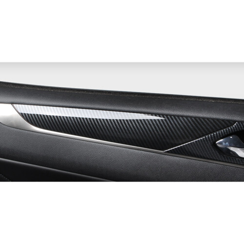 Fit For Lincoln MKC 2015-2019 Carbon Fiber ABS Inner Door Panel Strip ...