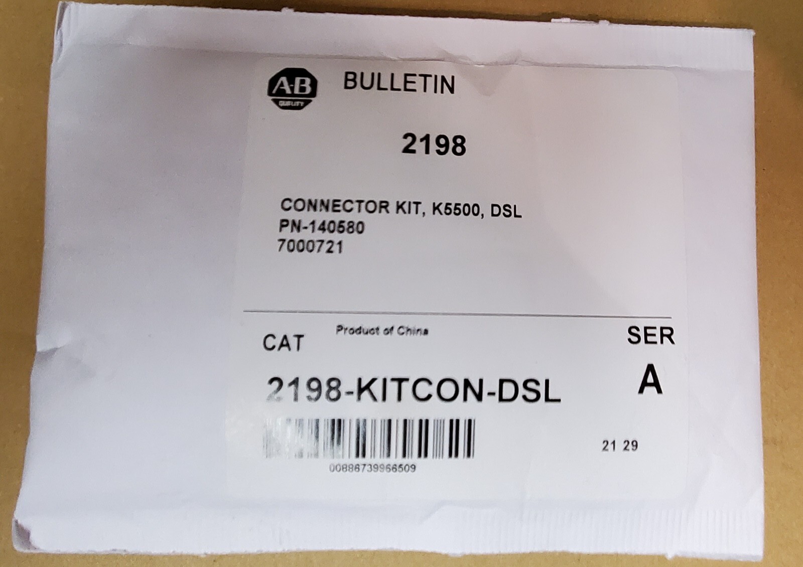 Allen Bradley 2198-KITCON-DSL Connector Kit (NEW) 886739966509 | eBay