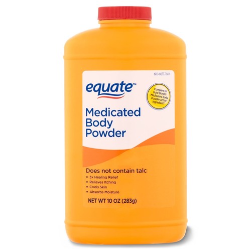 Equate, Medicated Body Powder, 10 oz. | eBay