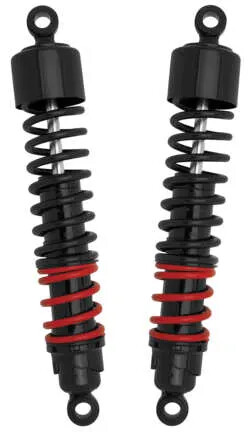 Burly 15in Black Red Stiletto Hydraulic Rear Shock Sportster 883 88-03 ...