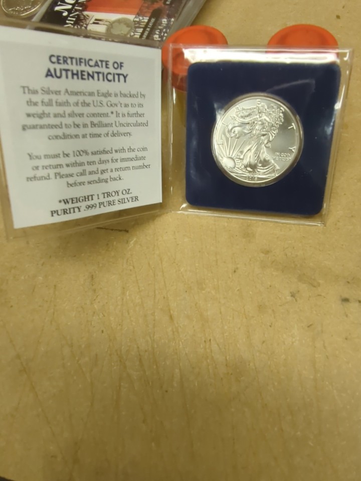 2018 1 oz American Silver Eagle Coin BU Last One | eBay