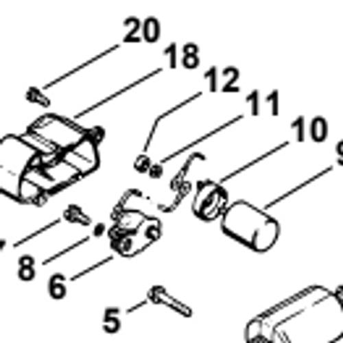 STIHL Genuine 070 090 090G Genuine Contact Breaker Points #1106 400 ...