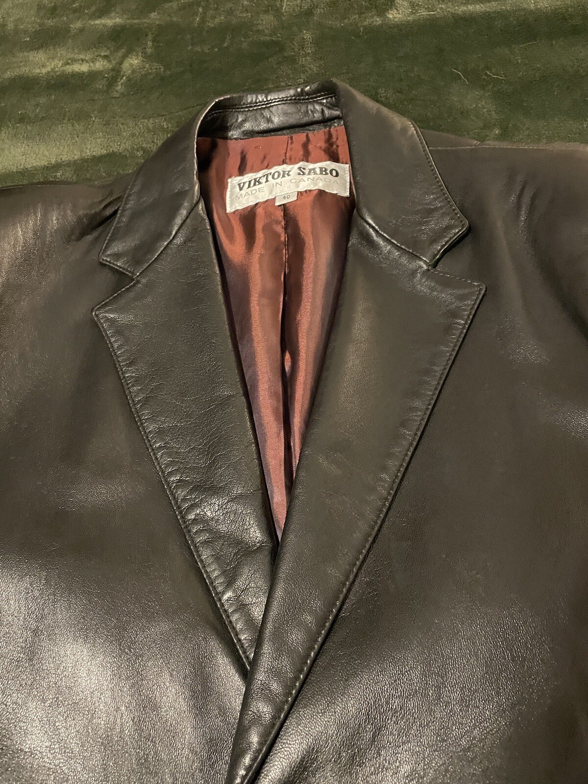 Viktor Sabo Men’s Leather Jacket | eBay