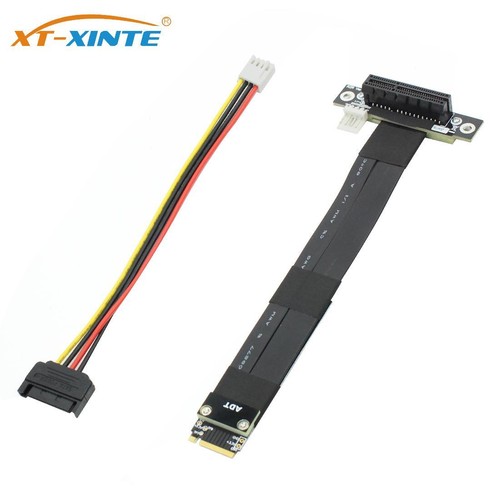 PCI-Express Riser PCIe x4 3.0 PCI-E 4x To M.2 M Key 2280 Riser Card ...