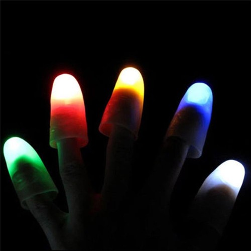 Magic Trick Props Finger Light Light Up Thumbs Induction Light Flashing ...