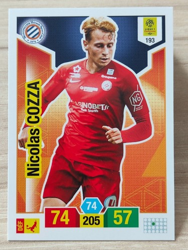 Panini C170 ADRENALYN XL Ligue 1 2019-20 card card #193 Nicolas Cozza ...