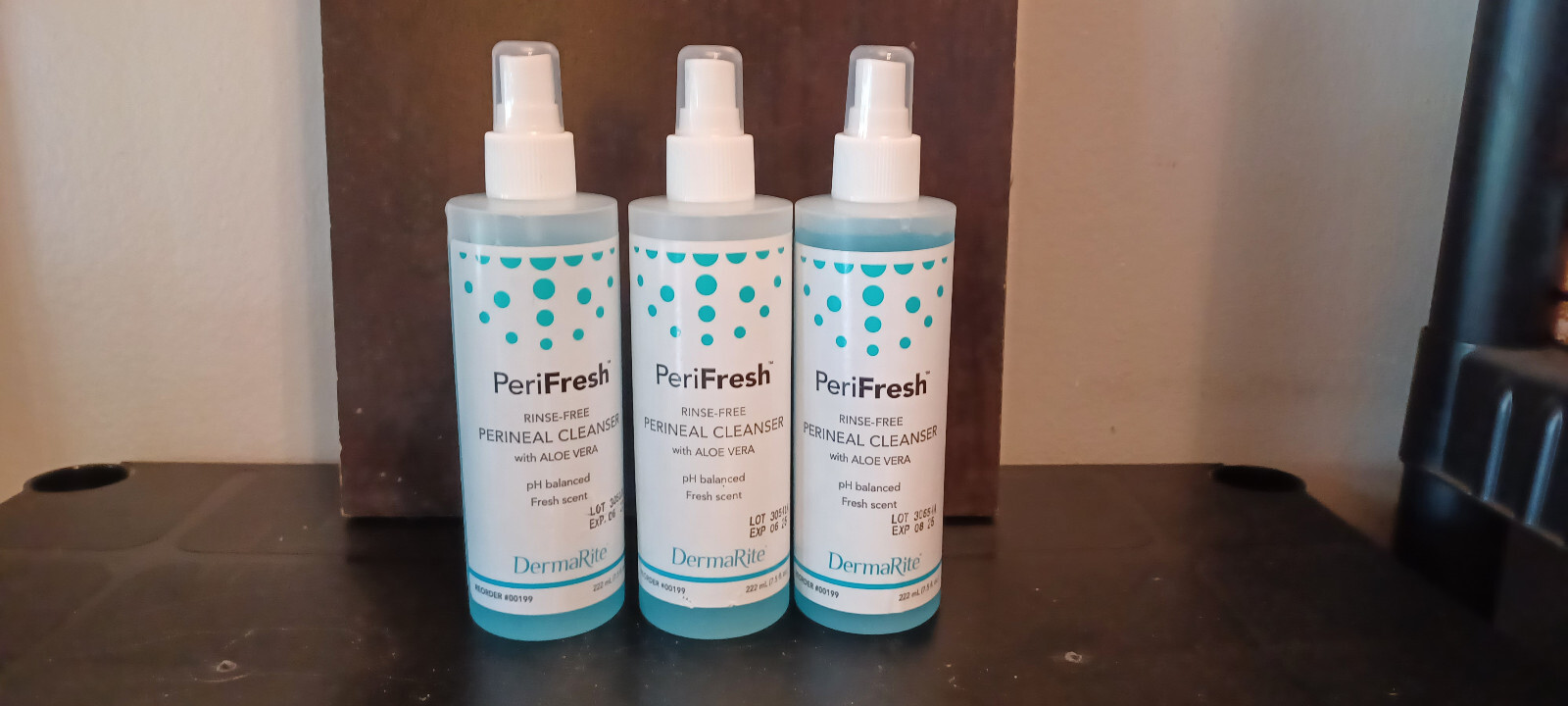 PeriFresh Rinse-Free Perineal Wash 7.5 oz. Pump Bottle Scented Liquid ...