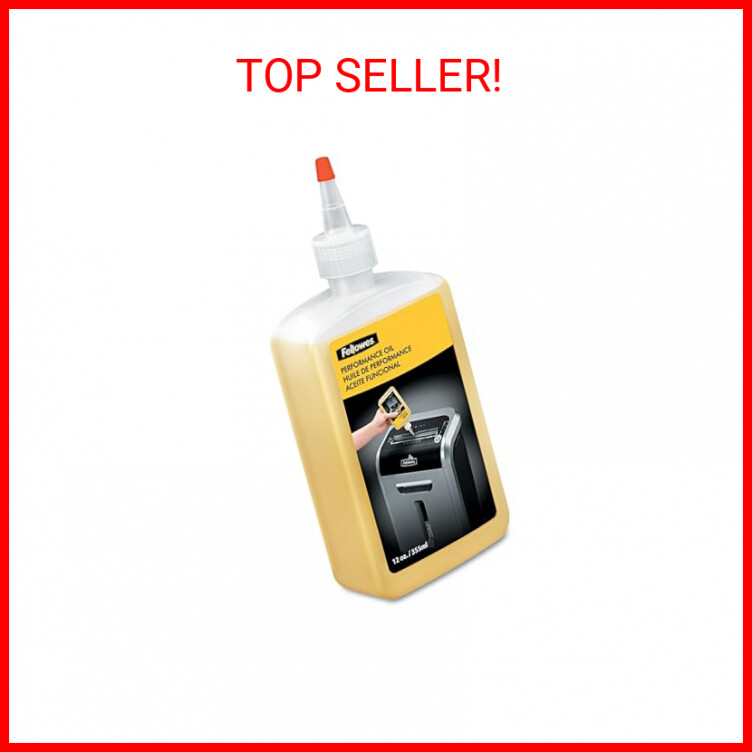 Fellowes Powershred Performance Shredder Oil, 12 oz. Extended Nozzle ...