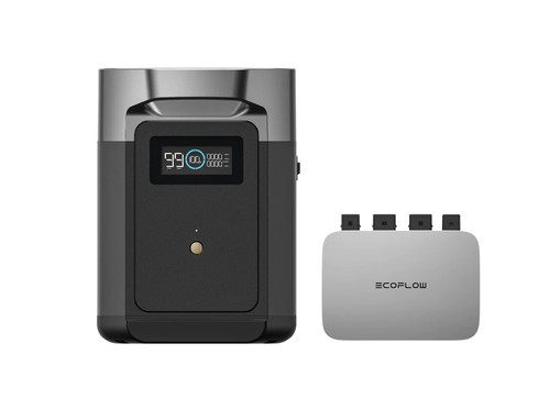 EcoFlow PowerStream Balkonkraftwerk 800W Kit + 1 kWh Speicher ohne ...