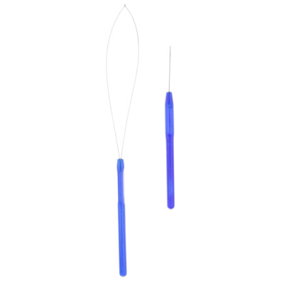 Micro Braid Hair Hook Threader Hook Pulling Bead Needle Loop Hair ...
