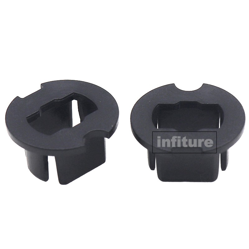 2Pcs H3 Car LED Headlight Bulb Adapter Holder Base Sockets Headlamp ...