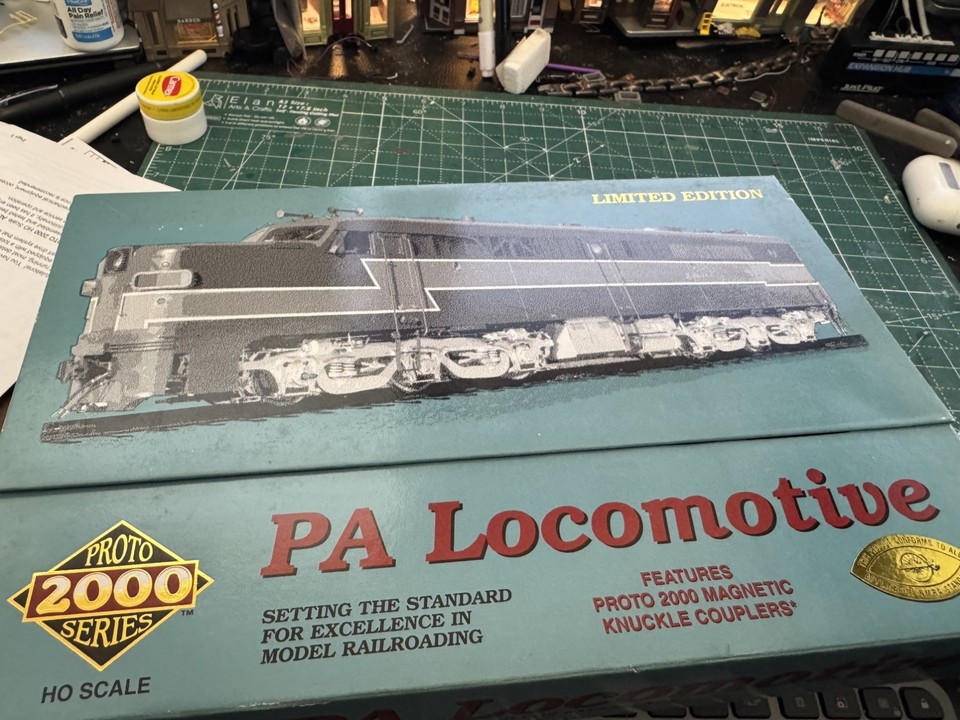 Proto 2000 Series HO Scale PA Locomotive (WABASH 1020) Runs great. | eBay