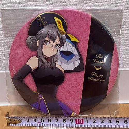 Rascal Does Not Dream of Bunny Girl Senpai BIG Can Badge Rio Futaba ...