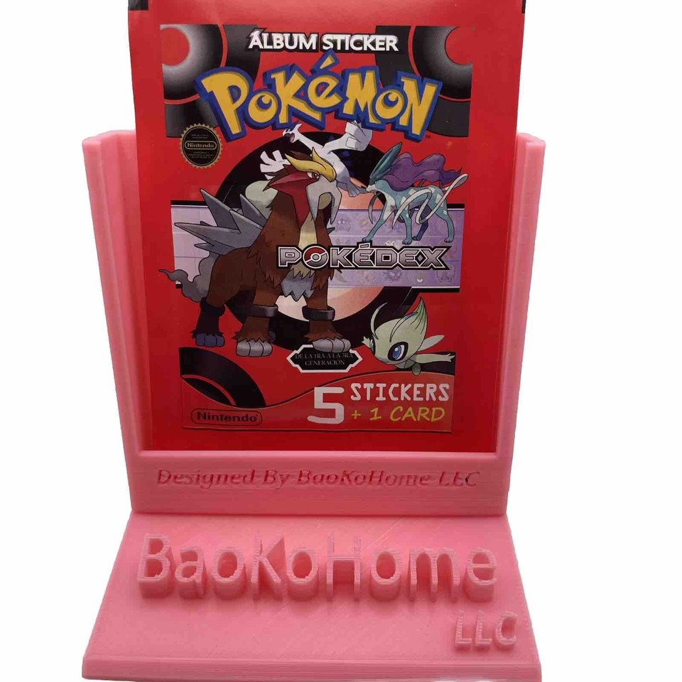 Pokemon TCG Pokedex Album Sticker red pack new factory sealed rare - US ...