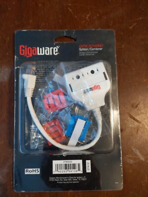 NEW Gigaware RadioShack Cat5E/Ethernet Splitter/Combiner 2790033 (NEW ...