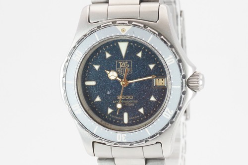 Montre unisexe TAG HEUER 2000 Professional 972.613 Quartz Date Moondust ...