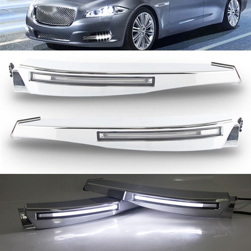 For Jaguar XF 2008-2010 Left&Right LED Daytime Running Light DRL ...