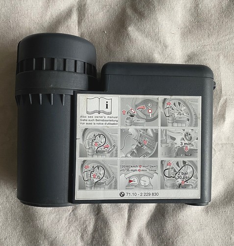 OEM 1999-2003 BMW E39 M5 AIR PUMP FLAT TIRE REPAIR EMERGENCY TIRE ...