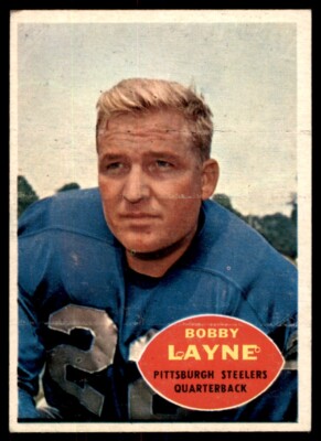1960 Topps Bobby Layne Pittsburgh Steelers #93 | eBay