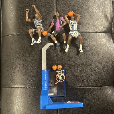 Shaq Attaq Vintage NBA Action Figure Lot With Hoop! - Early 90s - Loose ...