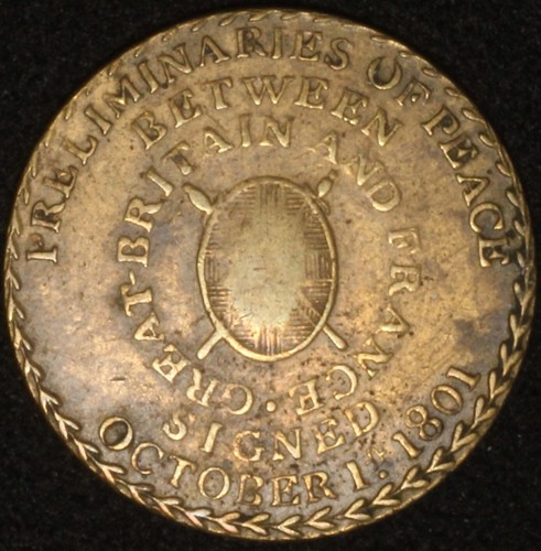 GREAT BRITAIN 1801 Preliminaries of Peace with France by Davies 25mm ...