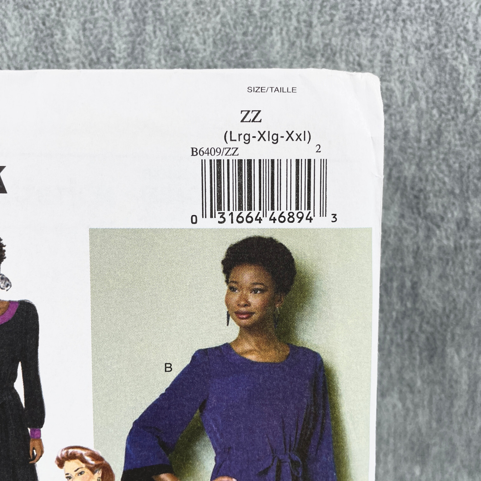 Butterick 6409 Plus Size Dress with Round Neckline Misses L XXL Sewing ...