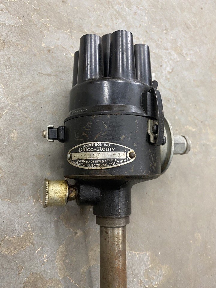 Delco Remy 1110217 Distributor 6 Cylinder 8F14 Studebaker Pontiac 1948 ...
