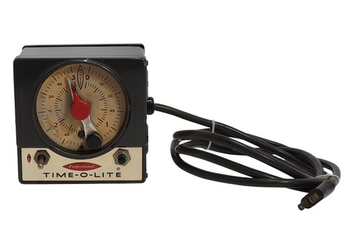 Vintage Professional Time-O-Lite P-59-5M Darkroom Timer Industrial Timer Corp. | eBay