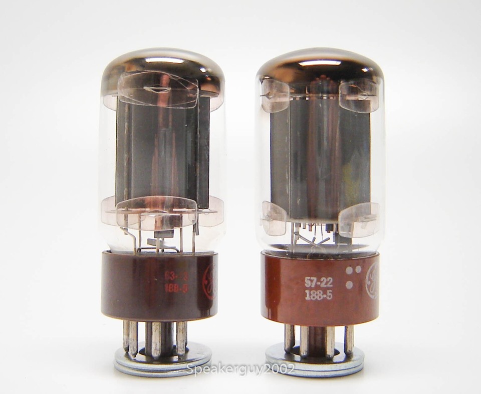 Matched Pair GE - General Electric 5881 Tubes -- KT2 | eBay