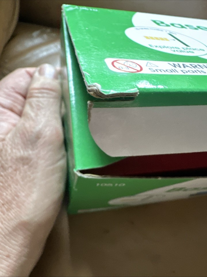 Bin Base Ten Maths Blocks 121pcs Place Value Counting Set RE-Plastic ...