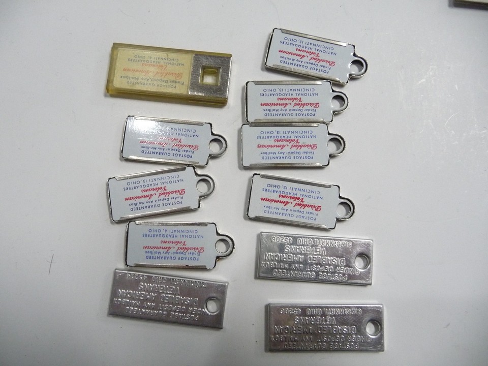 11 Wyoming DAV Tag Keychain License Plate Albany County low number 1951 ...