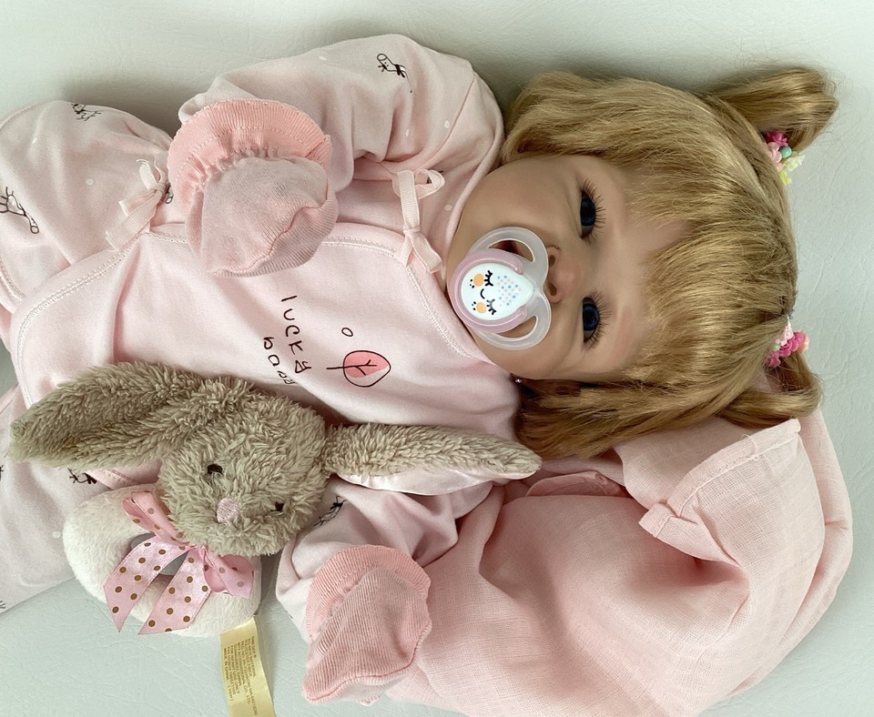 Ashton Drake Faith Doll Bonnie Chyle Vinyl Cloth Big 23” Rooted So ...