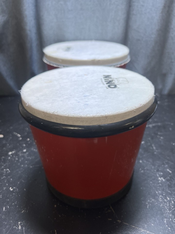 Nino RED Bongo Drums, Percussion Drum Musical Instrument, Made In ...