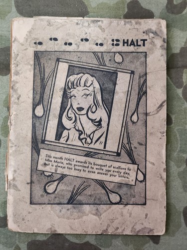 WWII US HALT Paper USMC Marine Raider Army Airborne Paratrooper Ranger ...