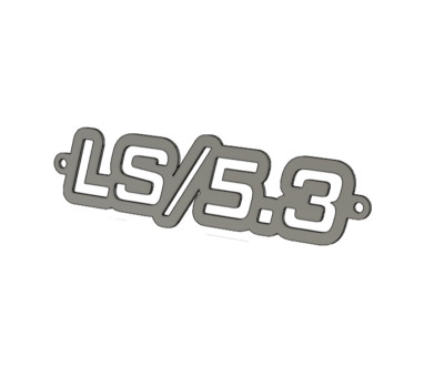 LS/5.3 BOLT ON BADGE EMBLEMS lOGO LS SWAP STEEL LSX | eBay