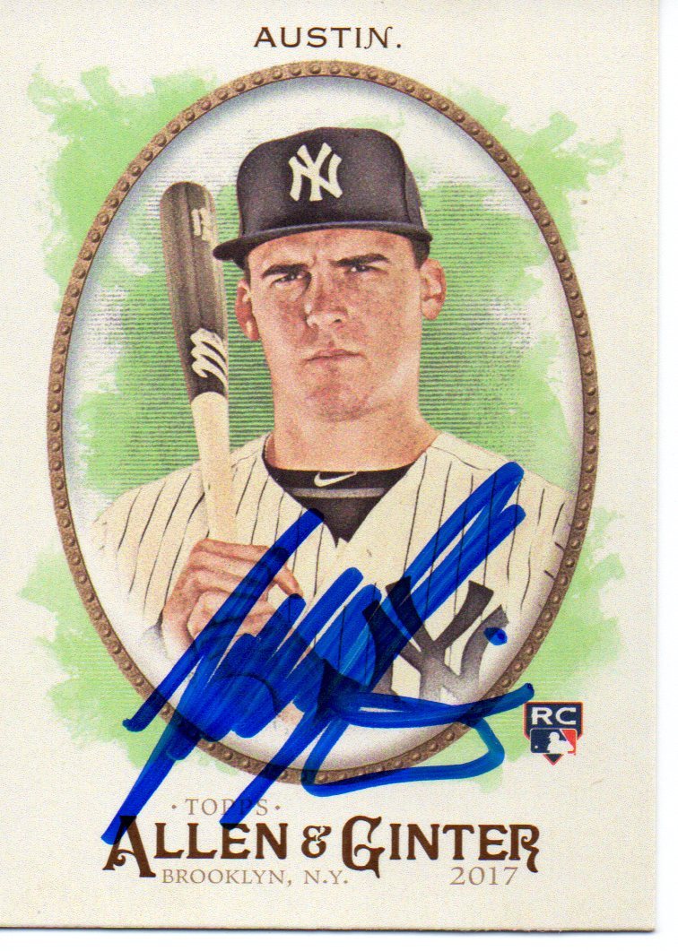 Tyler Austin New York Yankees 2017 Topps Allen & Ginter Signed Card | eBay