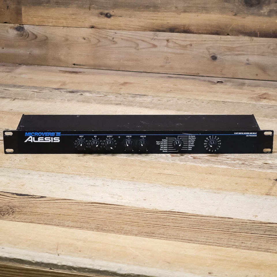 Alesis Microverb III Digital Reverb w/ PSU Micro-verb Three 3 FX ...