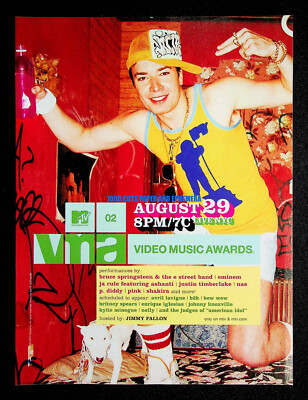 MTV VMA Video Music Awards 2002 Jimmy Fallon Print Magazine Ad Poster ...