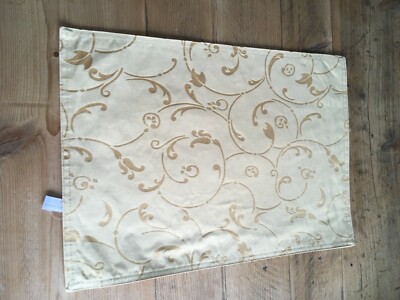 John Lewis Table Mat Place Mat Gold Cream Yellow 45.5cm x 32.5cm | eBay UK
