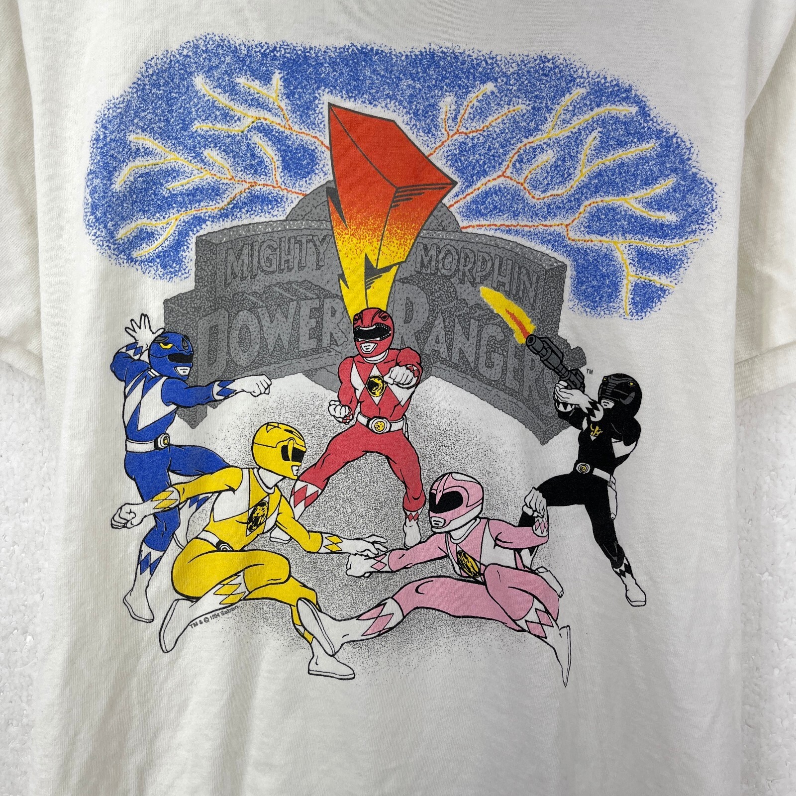 Vintage Power Rangers Assemble Super Hero Tv Show Whi… - Gem