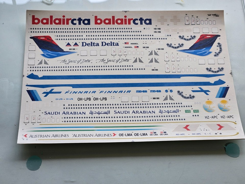 MD-82/83/88/90 Collection Brasil Decals BD144-113 1/144 | eBay