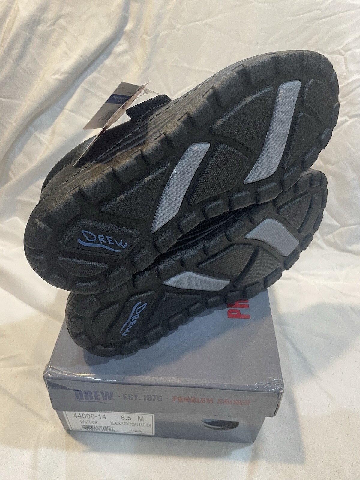 Drew Shoes Watson 44000 Men's Casual Shoe, Size 8.5 M, Color Black | eBay
