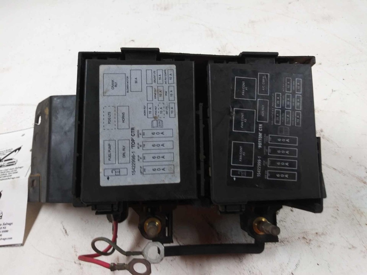 2002 Chevrolet Impala Fuse Box