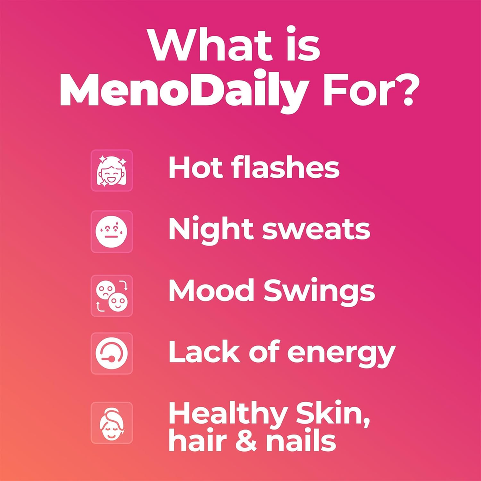 Happy Mammoth Meno Daily Menopause Vitamins & Supplements for Women ...