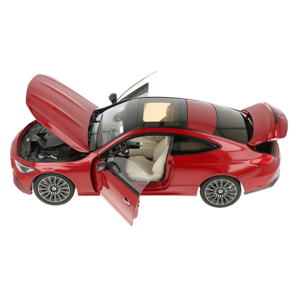 Mercedes-Benz 1:18 CLE Coupe AMG Line C236 Red Miniature Diecast Model ...